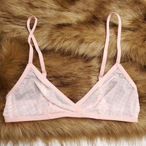 J. Crew | Intimates & Sleepwear | J Crew Mesh Checkered Triangle ...